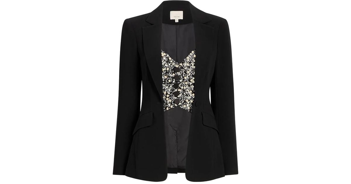Cinq À Sept Cynthia Blazer in Black | Lyst