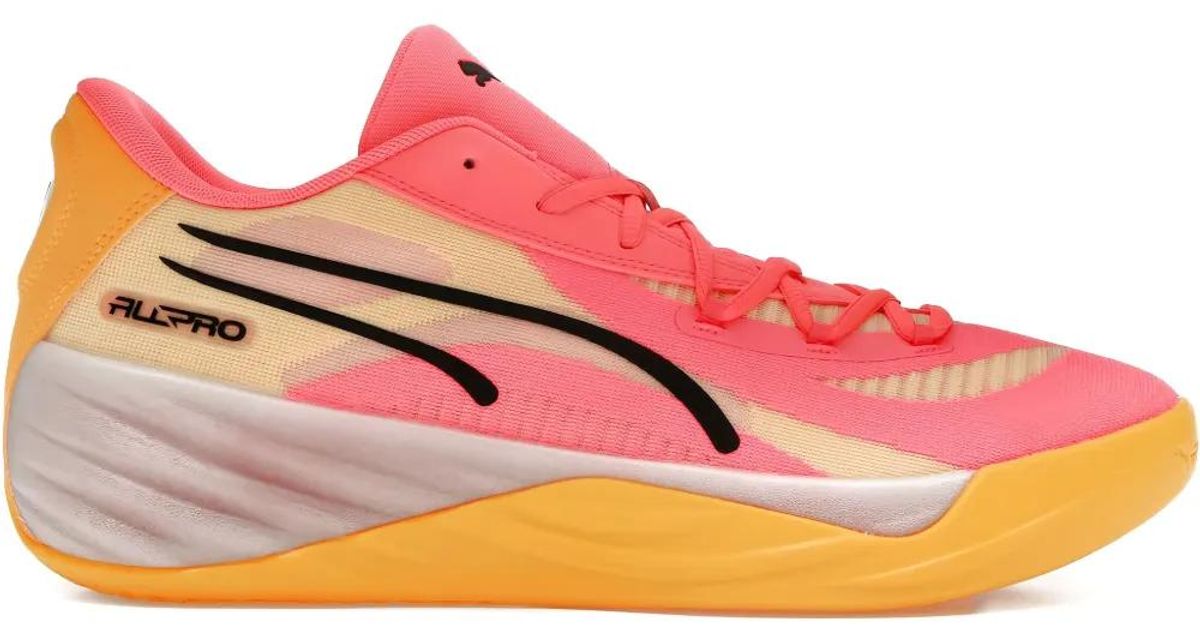 PUMA All-Pro Nitro "Sunset Glow/Sun Stream/ Sneakers in Pink for Men ...