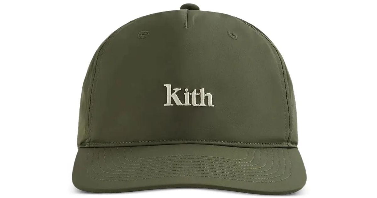 Kith Logo-Embroidered Cap in Green for Men | Lyst UK
