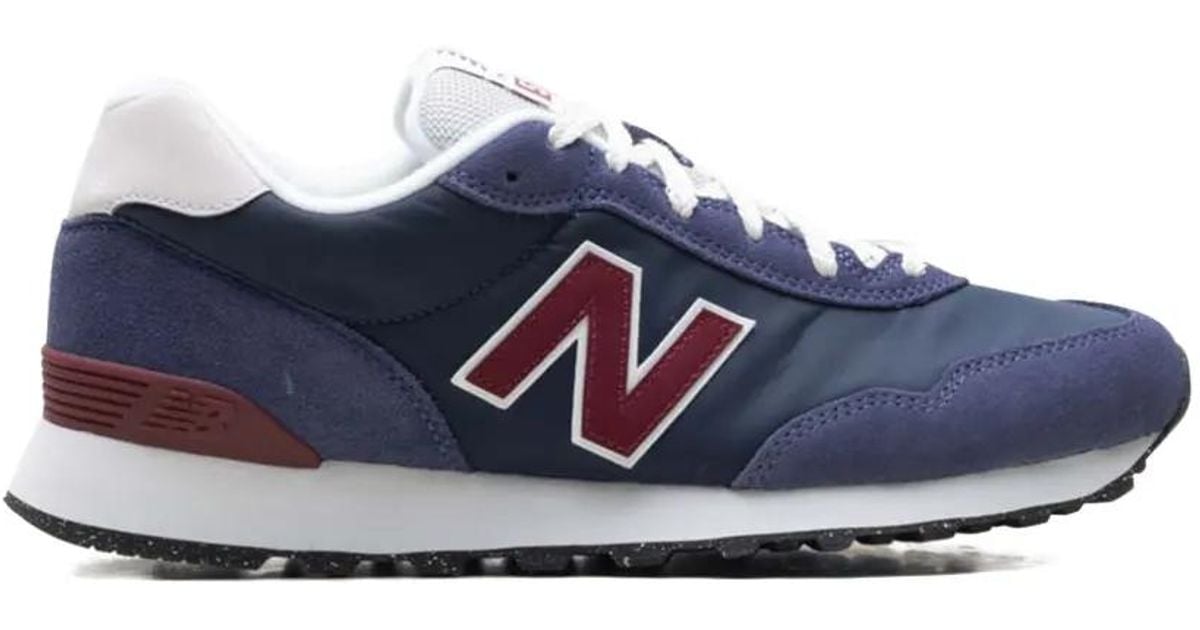 New Balance 515 Logo-Detail Sneakers in Blue for Men | Lyst UK