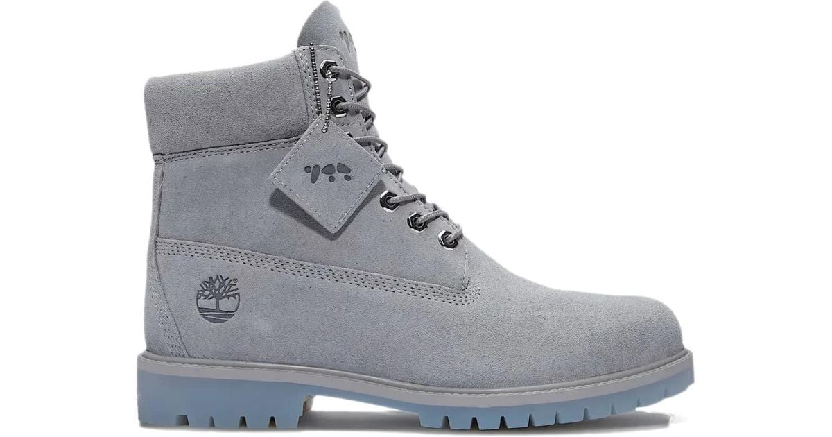 Timberland X Ice Studios 6-Inch Boots in Grey for Men | Lyst UK