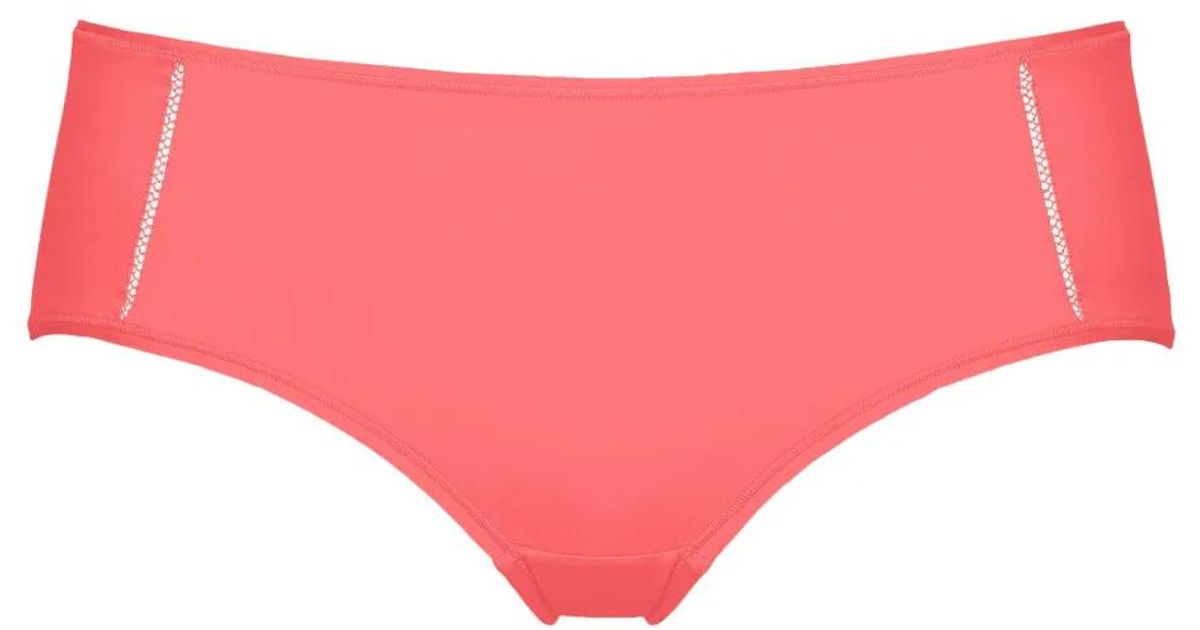 Eres Monica Soyeuse Mesh-Trim Briefs in Pink | Lyst