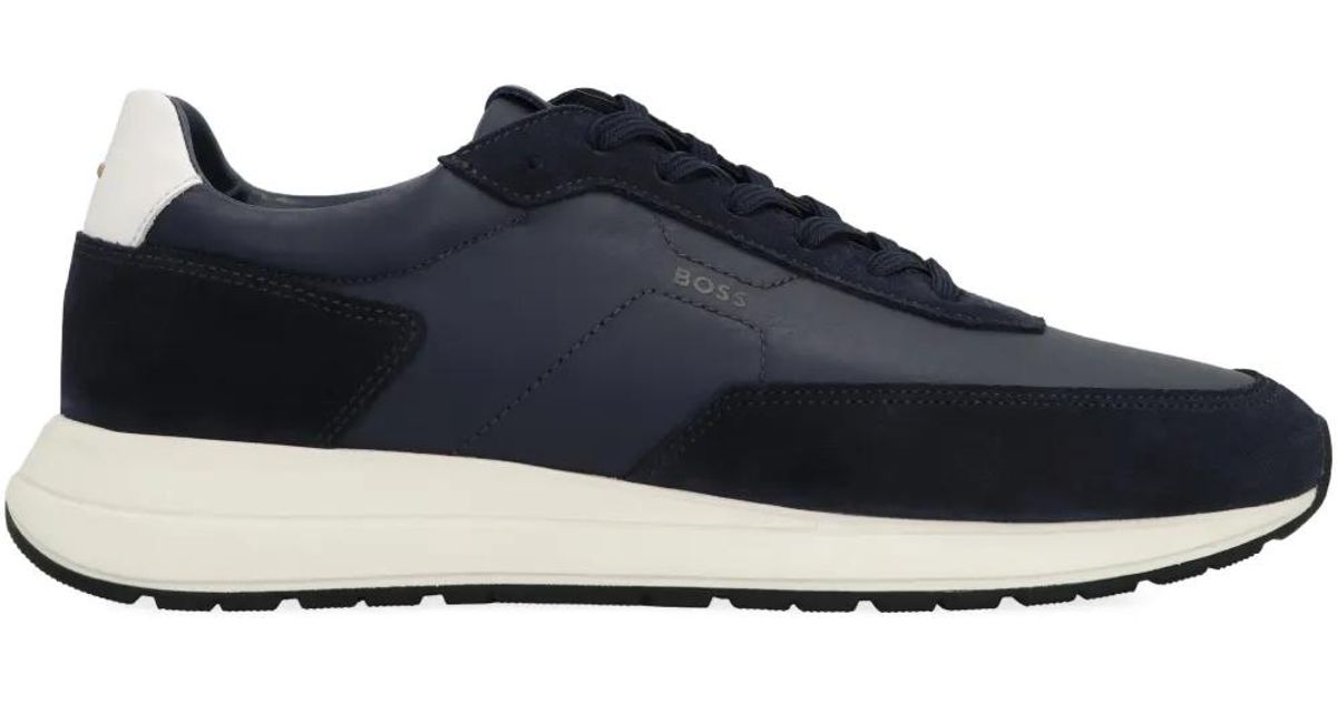 BOSS Vinston Sneakers in Blue for Men | Lyst UK