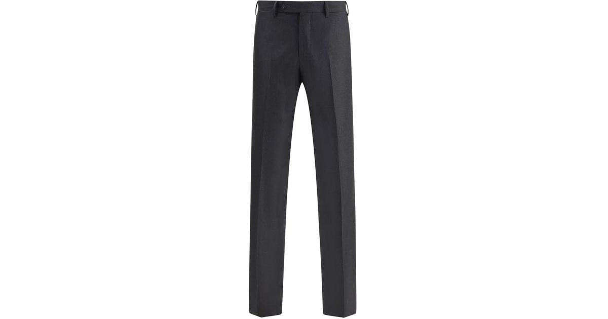 Germano 1952 Button-Fastening Trousers in Blue for Men | Lyst UK
