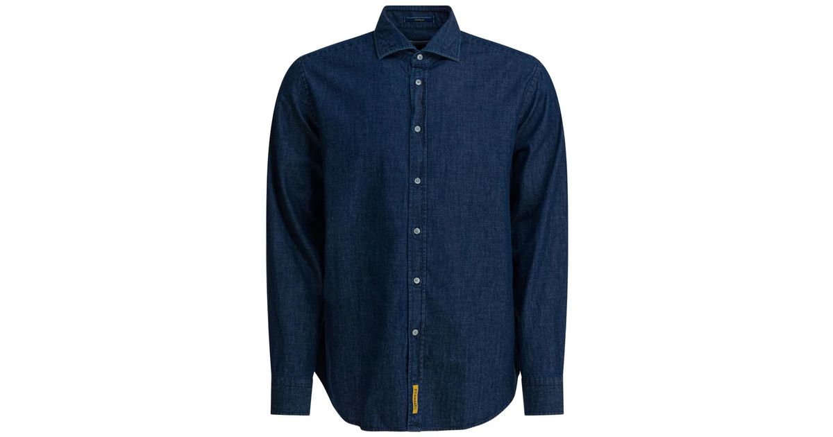 B.D. Baggies Buttoned Cotton Shirt in Blue for Men | Lyst UK