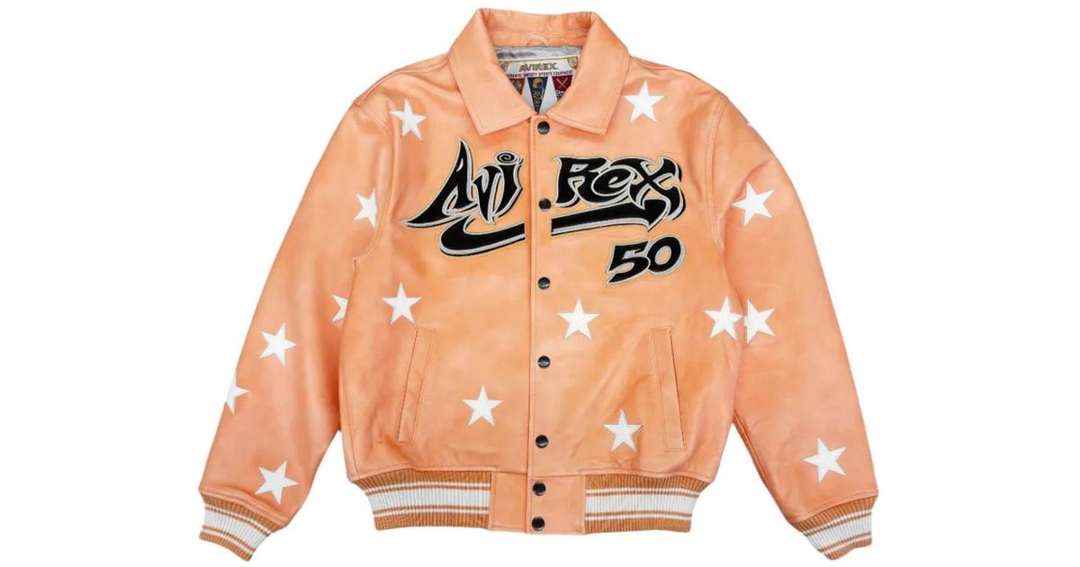 HELLSTAR Veste Avirex All Star in Pink for Men | Lyst