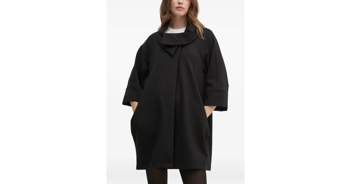 Joseph Ribkoff Collar Three-Quarter Coat in Black | Lyst UK