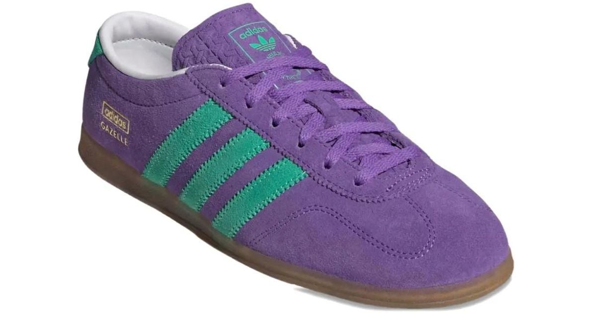 adidas Gazelle Lo Pro Stripe Senakers in Purple | Lyst UK