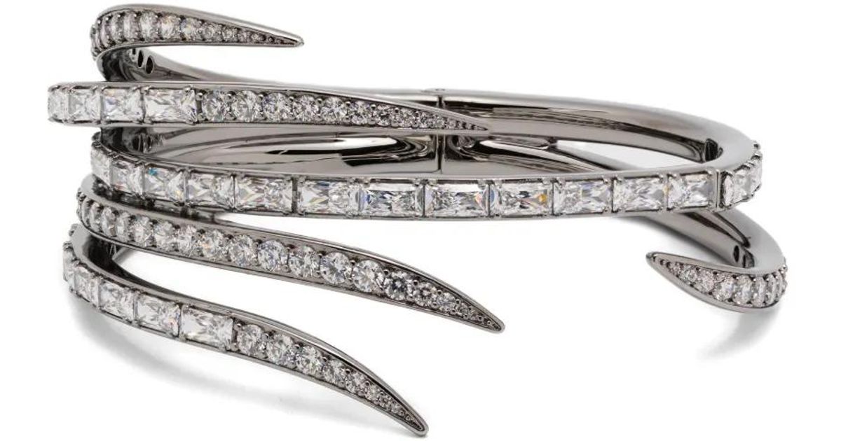 Swarovski The Vienna Collection Cuff in White | Lyst