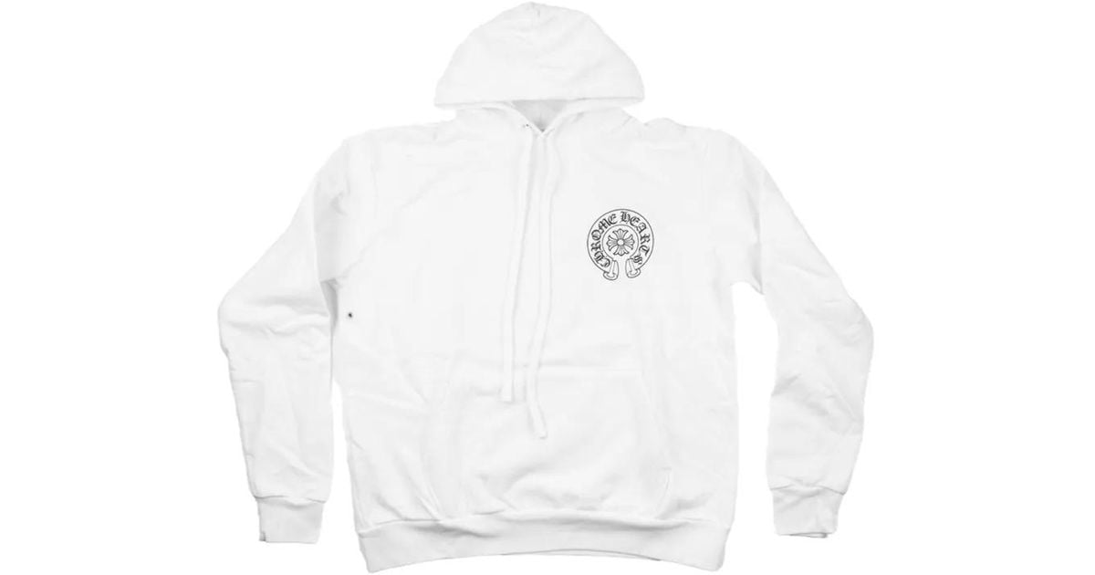 Chrome Hearts Miami Logo Hoodie in White for Men | Lyst UK