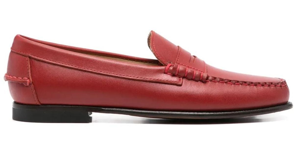 Sebago Danielle Loafers in Red | Lyst