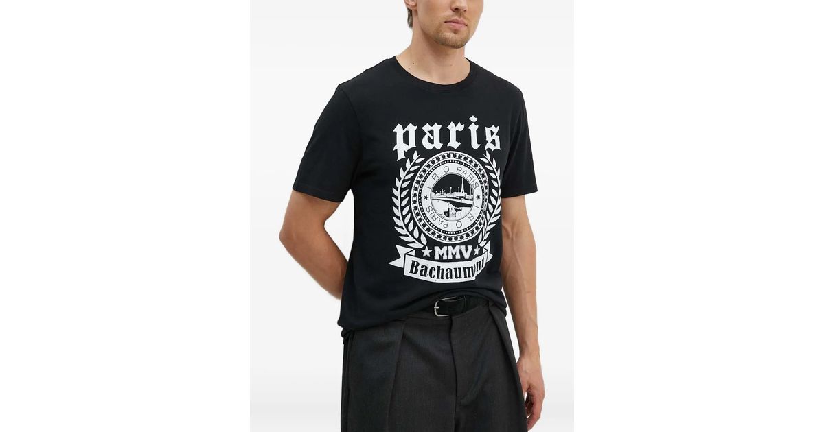 IRO Paris Graphic T-Shirt in Black for Men | Lyst UK