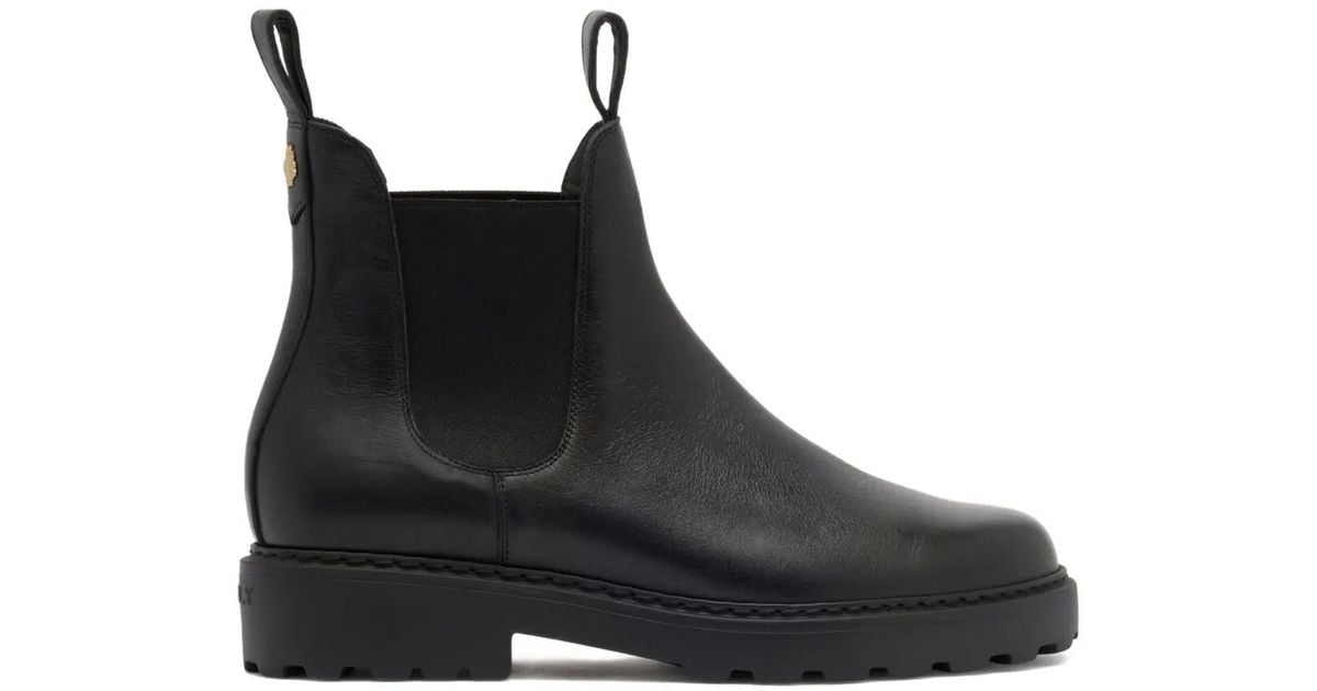 Bally Gusto Pull-Tab Boots in Black | Lyst UK