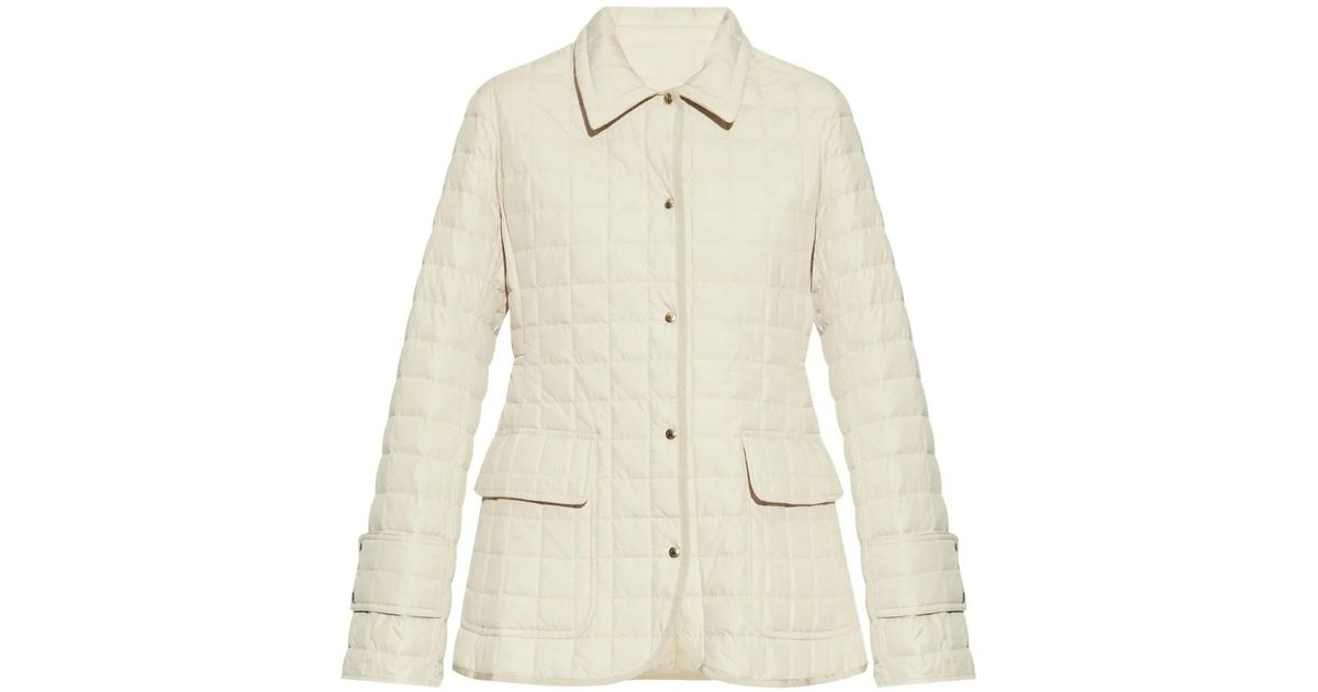 Moncler Epinal Puffer Jacket in Natural | Lyst