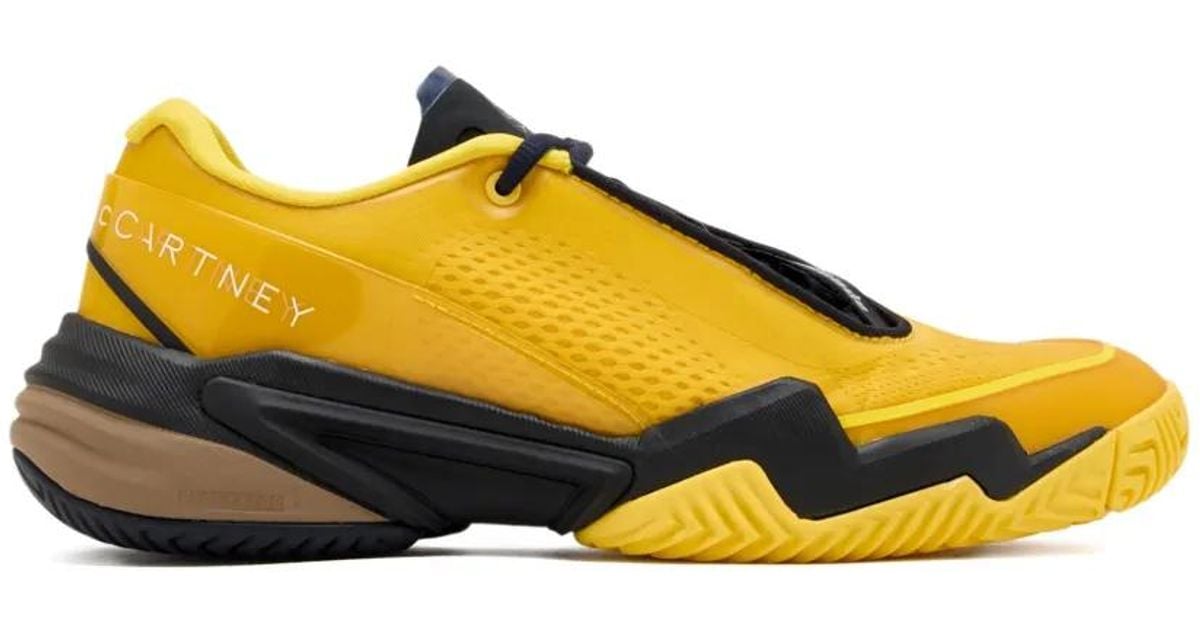 adidas By Stella McCartney Barricade Tennis Shoes in Yellow | Lyst UK