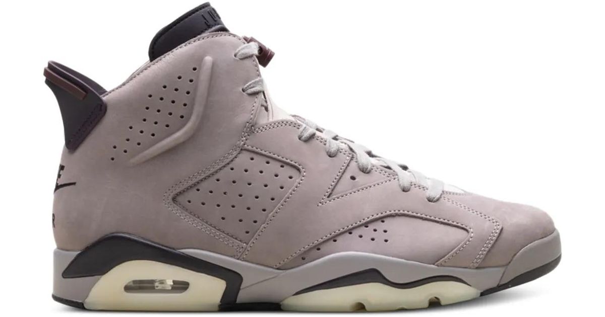 Nike Xx A Ma Maniére Air 6 Retro Sp Perforated-Detail Sneakers in Gray ...