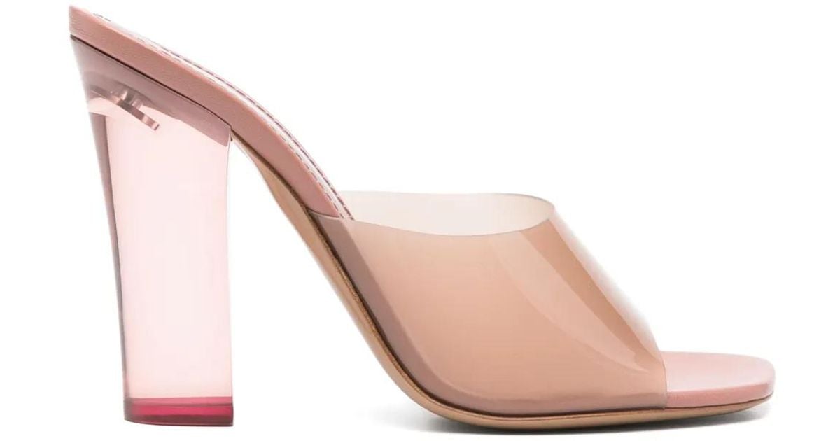 Paris Texas 100Mm Ava Mules in Pink | Lyst