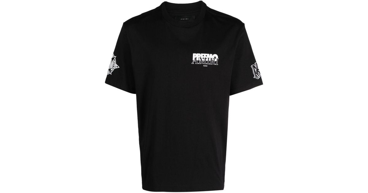 Amiri Preemo T-shirt in Black for Men | Lyst