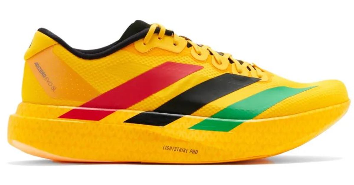 adidas Adizero Evo Sl Wove in Yellow for Men | Lyst UK