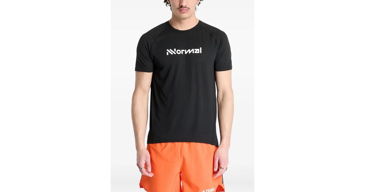 NNormal Race Logo T-Shirt in Black for Men | Lyst UK