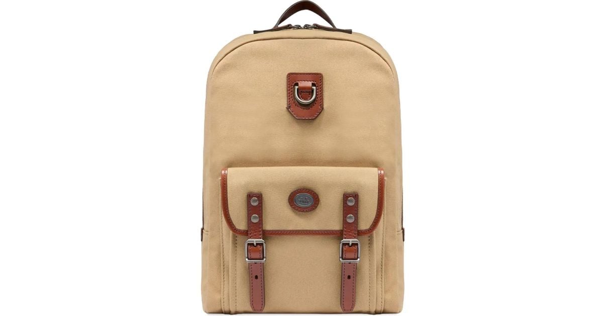 The Bridge Canvas Backpack in Natural | Lyst