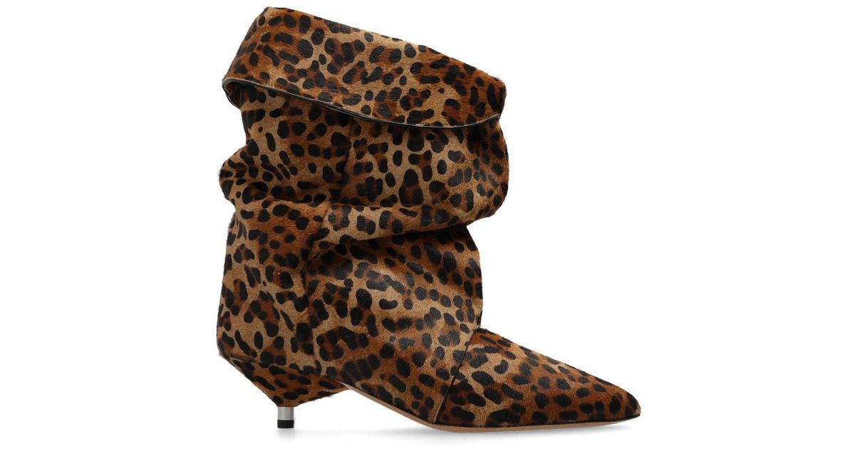 Isabel Marant 50Mm Edrik Boots in Brown | Lyst