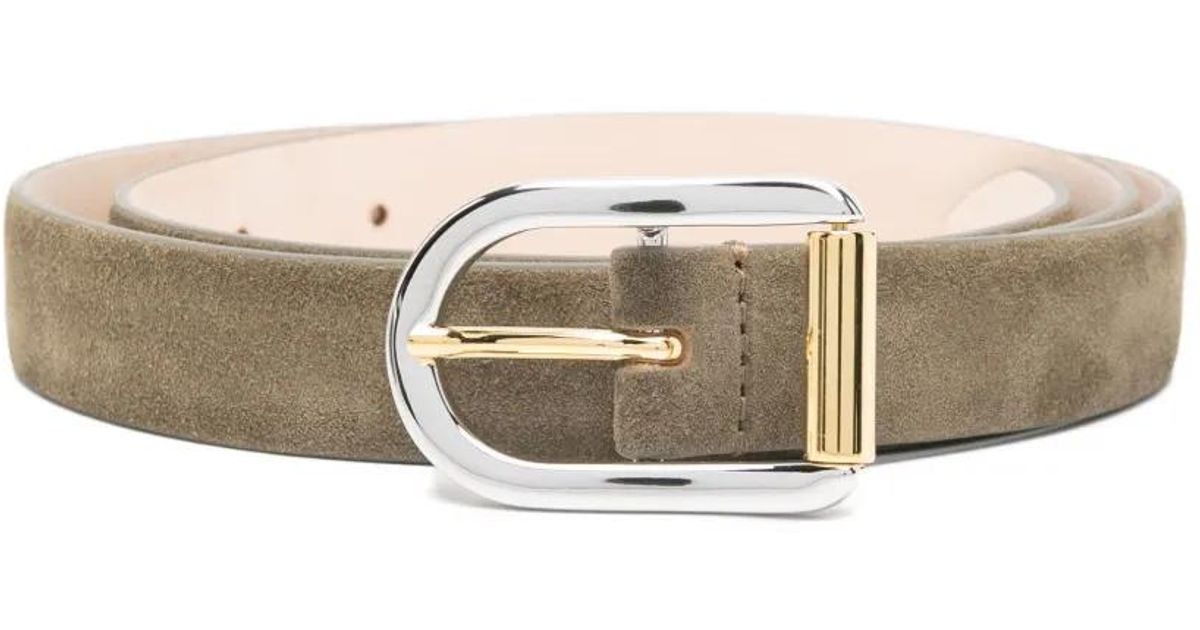 DEHANCHE Leather Belt in Green | Lyst UK