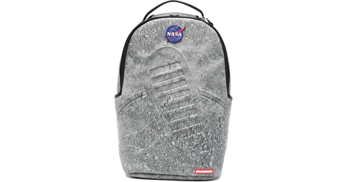 Sprayground X Nasa Step Into The Future Backpack in Grey | Lyst UK