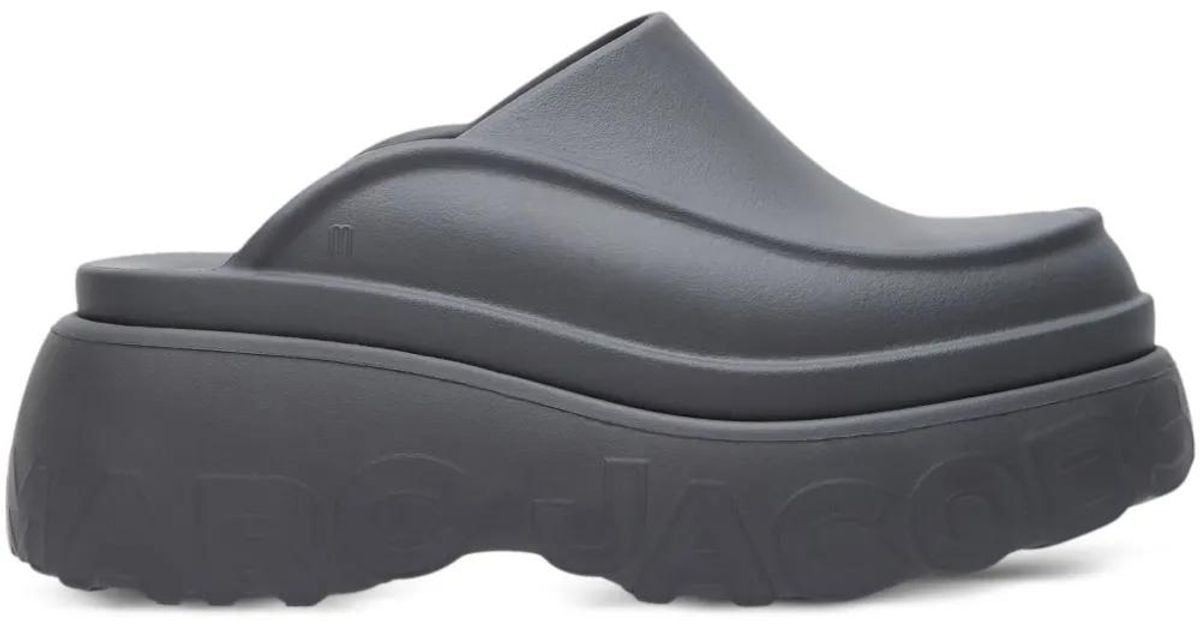 Melissa X Marc Jacobs Clog Mules in Gray | Lyst