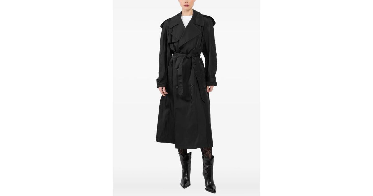 Wardrobe NYC Technical Trench Coat in Black | Lyst