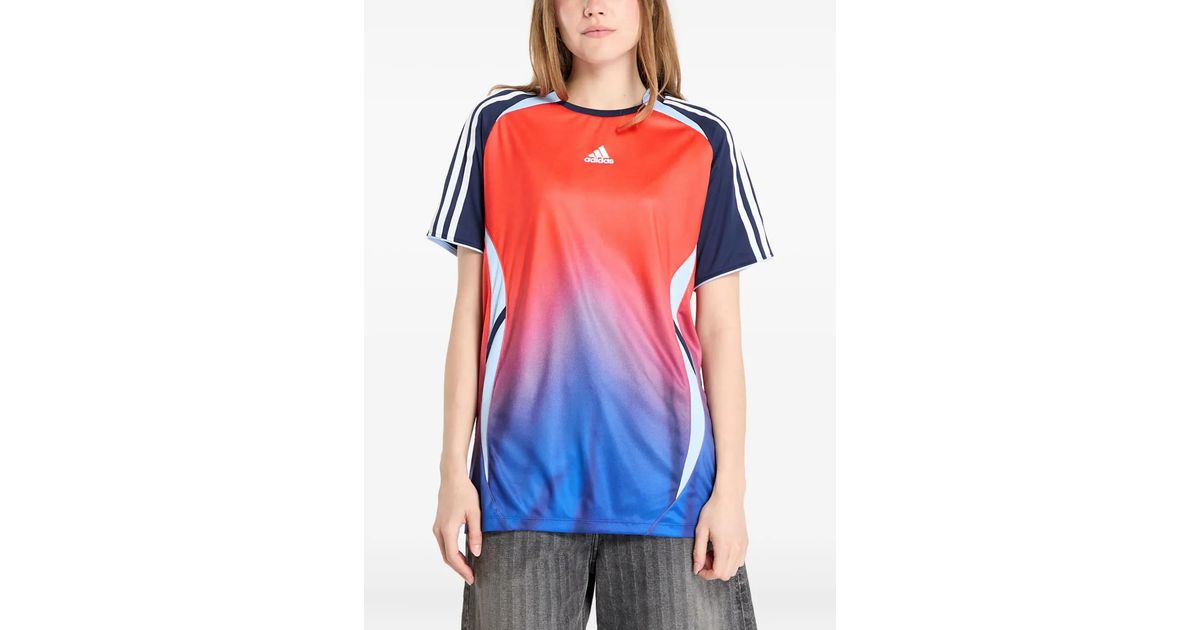 adidas Batik-Jersey in Rot | Lyst DE