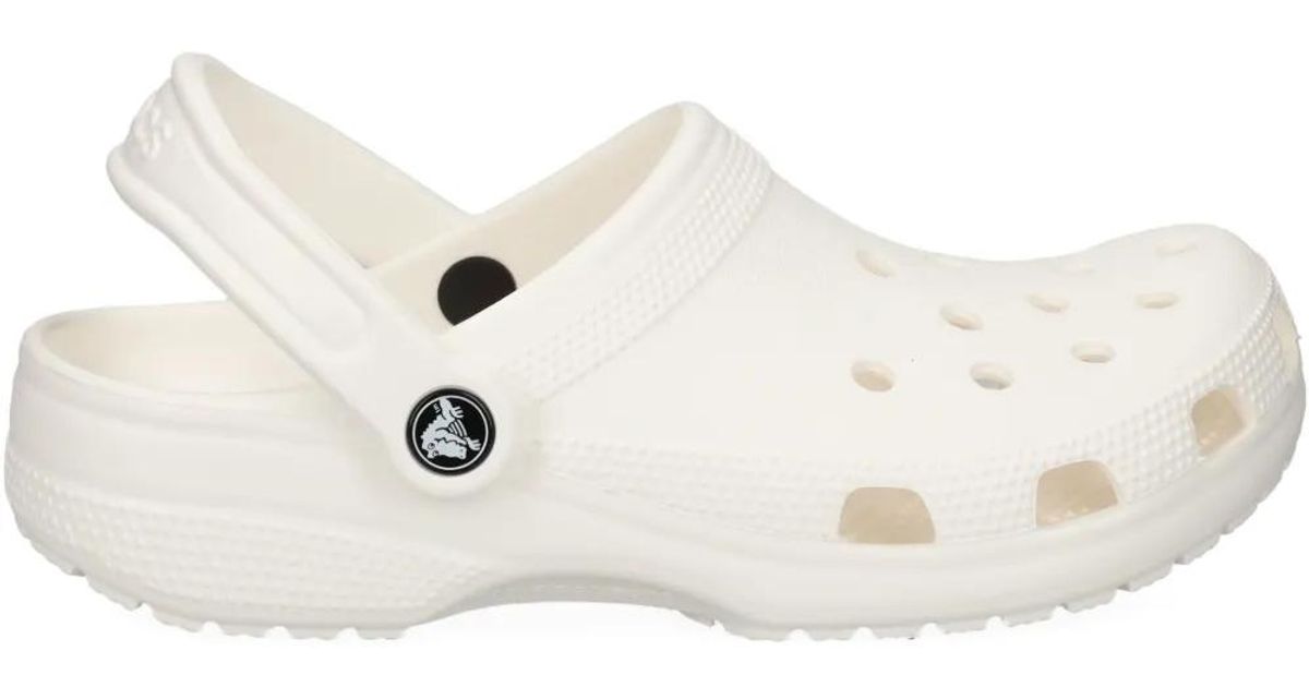 Crocs™ Perforated Heel-Strap Clog in Natural | Lyst UK
