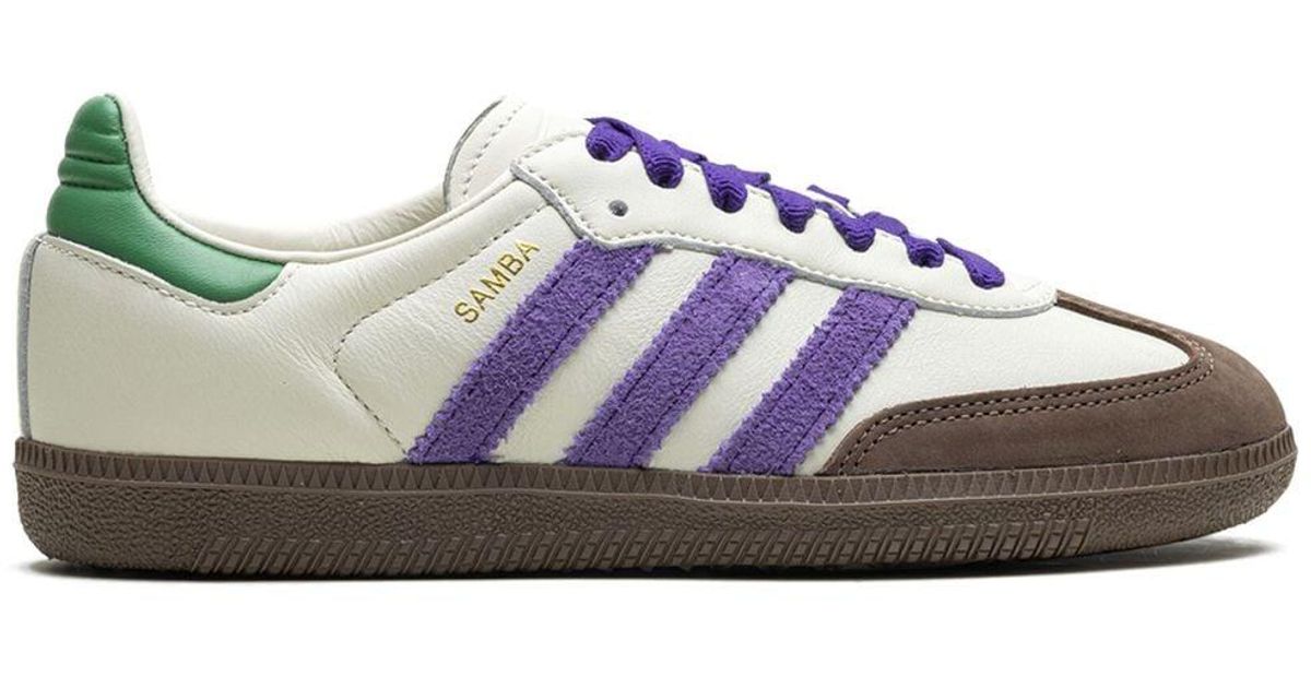 adidas Samba Og Leather Sneakers in White | Lyst
