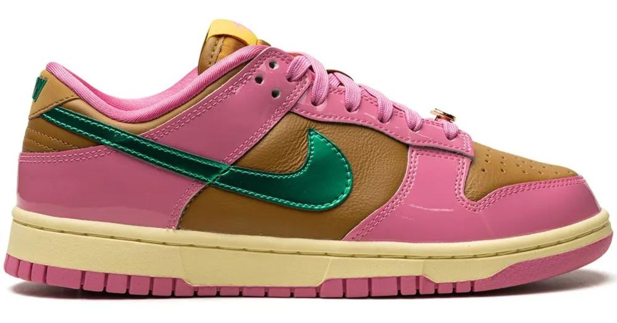 Nike Dunk Low "Parris Goebel" Sneakers in Red | Lyst