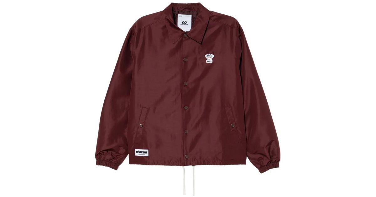 Chocoolate Logo-Patched Jacket in Red for Men | Lyst UK