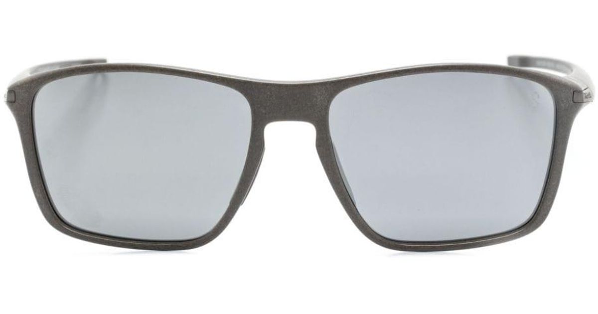 Tag Heuer Rectangle-Frame Sunglasses in Grey | Lyst UK