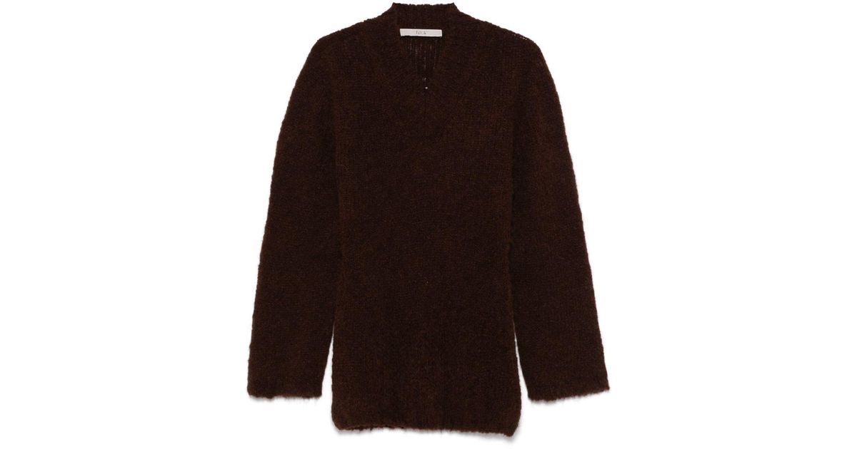 Tela Yeti Sweater in Brown | Lyst
