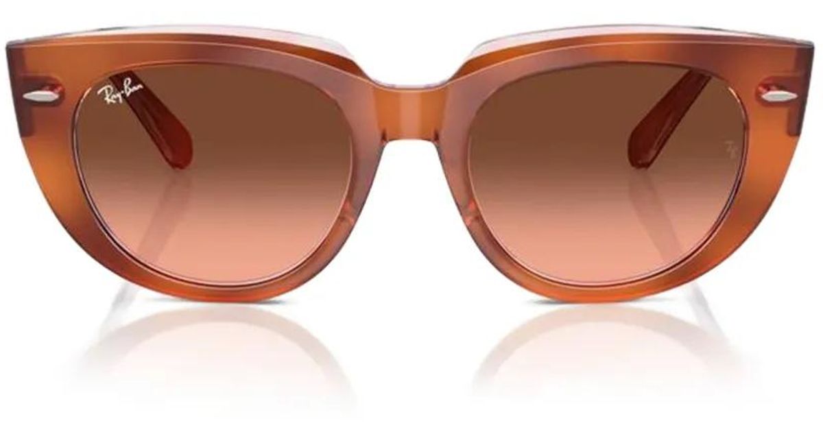 Ray-Ban Doreen Cat-Eye Sunglasses in Brown | Lyst UK