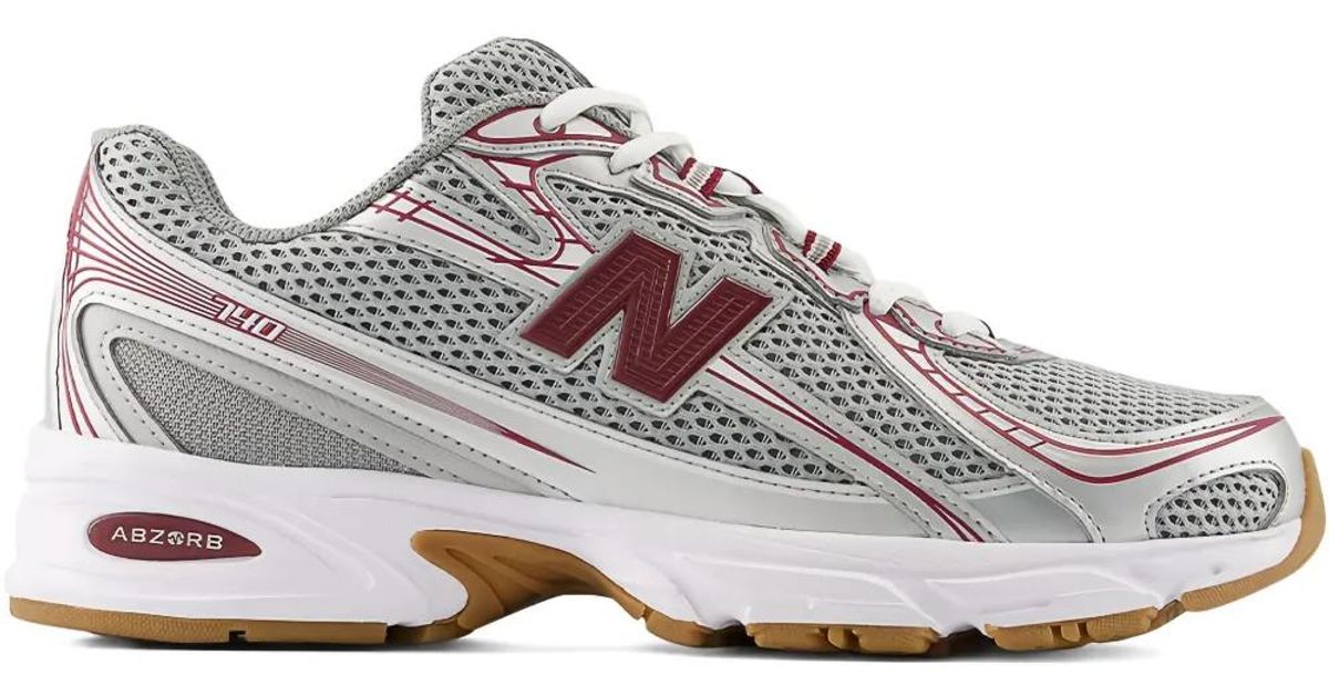 New Balance 740 Mesh Sneakers in Gray | Lyst