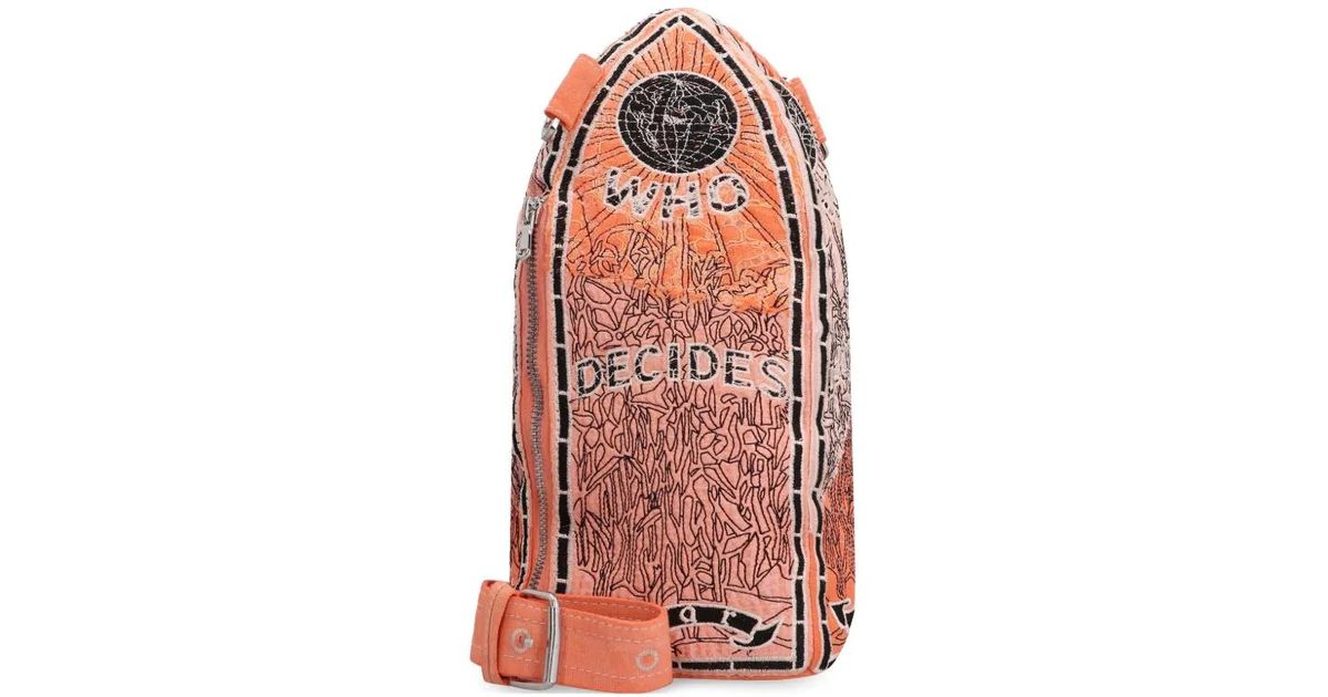 Who Decides War Bullet Cross Body Bag in Pink for Men | Lyst