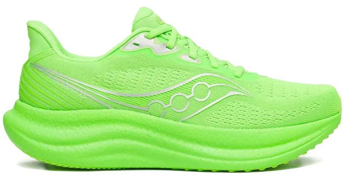 Saucony Logo Trainers in Green for Men | Lyst UK