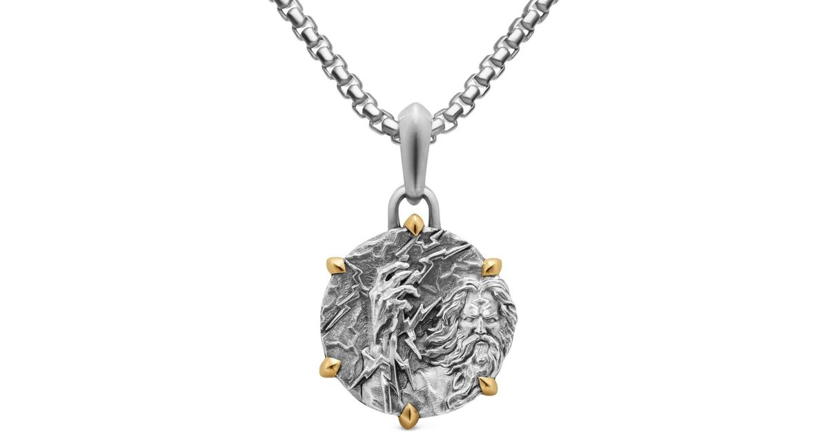 David Yurman Zeus Amulet in Metallic for Men | Lyst