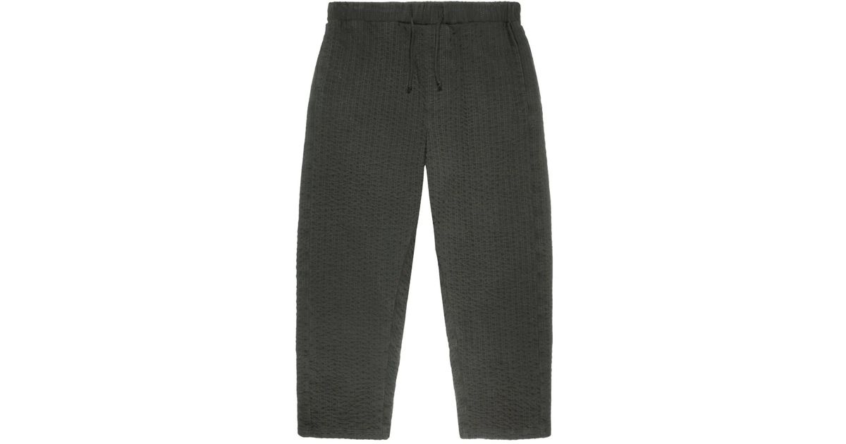 Craig Green Textured Drawstring Trousers in Grey for Men | Lyst UK