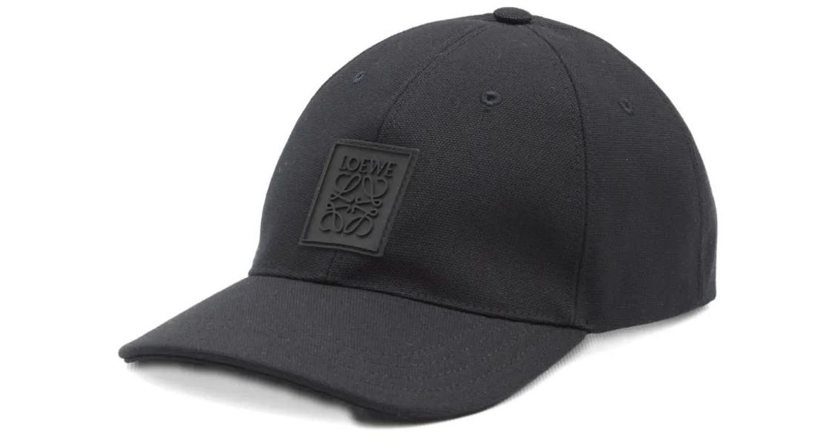 Loewe Logo-Plaque Patch Cap in Grey for Men | Lyst UK
