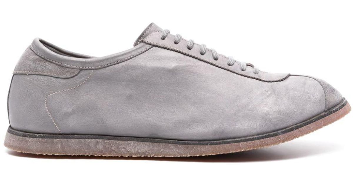 Guidi Lace-up Leather Snekears in White | Lyst