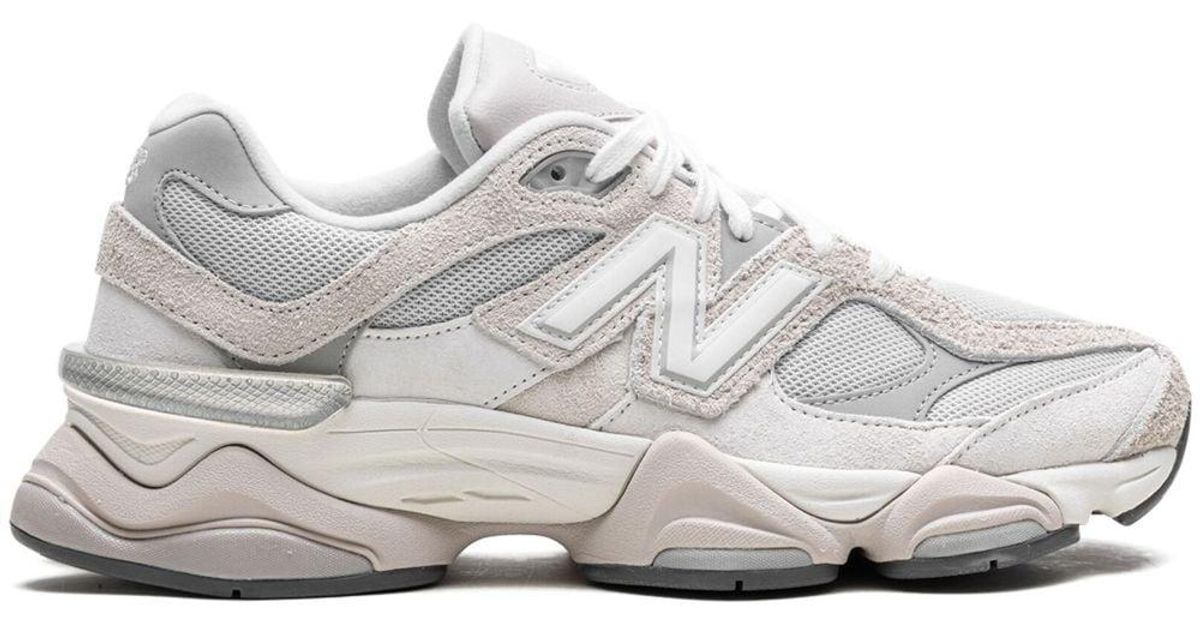 New Balance Chunky Leather Mesh Sneakers in White for Men | Lyst