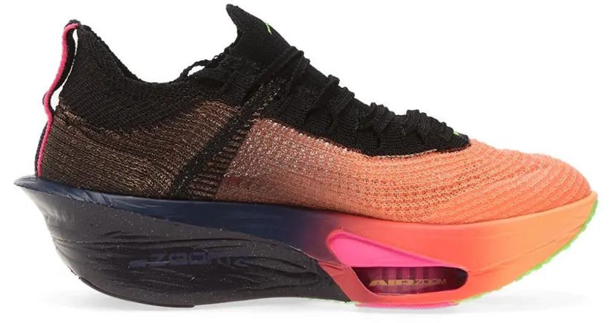Nike Alphafly 3 Glam Knitted Sneakers in Red | Lyst UK