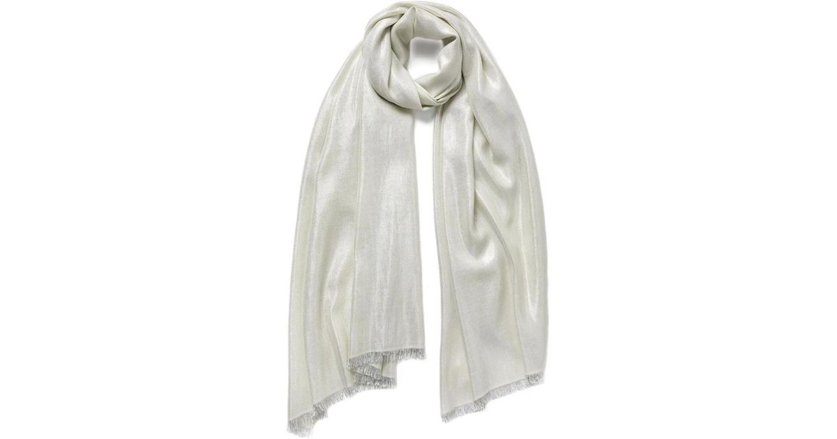 Jane Carr The Mercury Scarf in White | Lyst UK