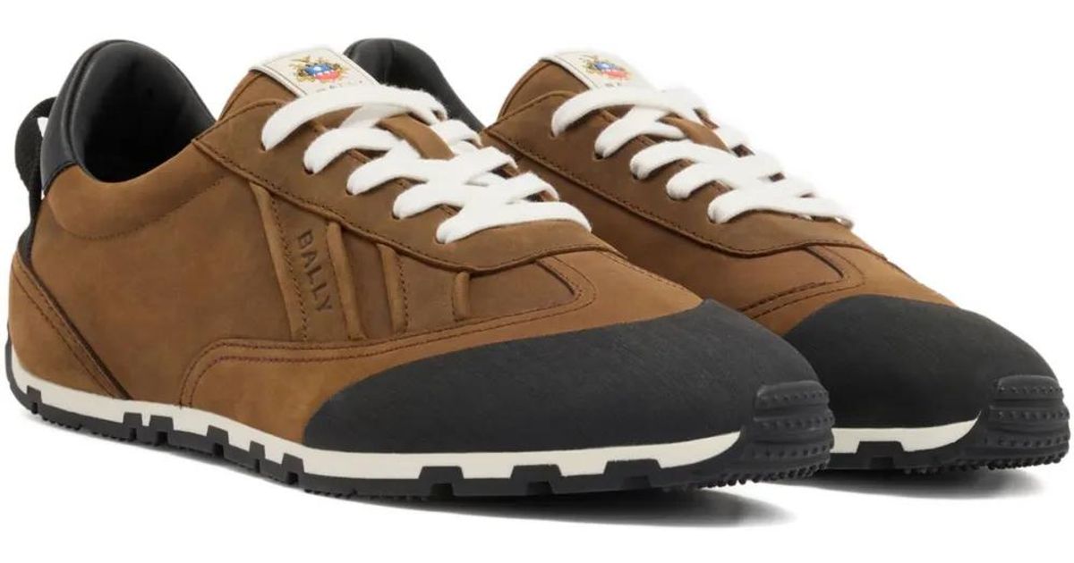 Bally Quarry Leather Sneakers in Brown for Men | Lyst