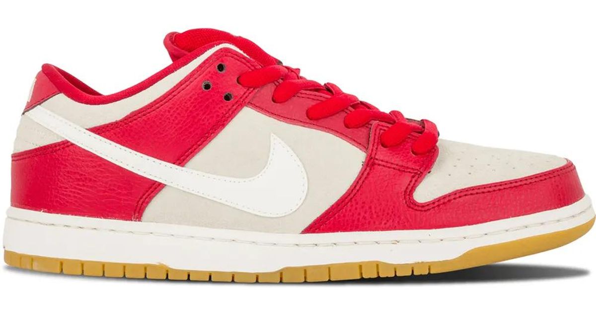 Nike Dunk Low Pro Sb "Valentine's Day" Sneakers in Red | Lyst UK